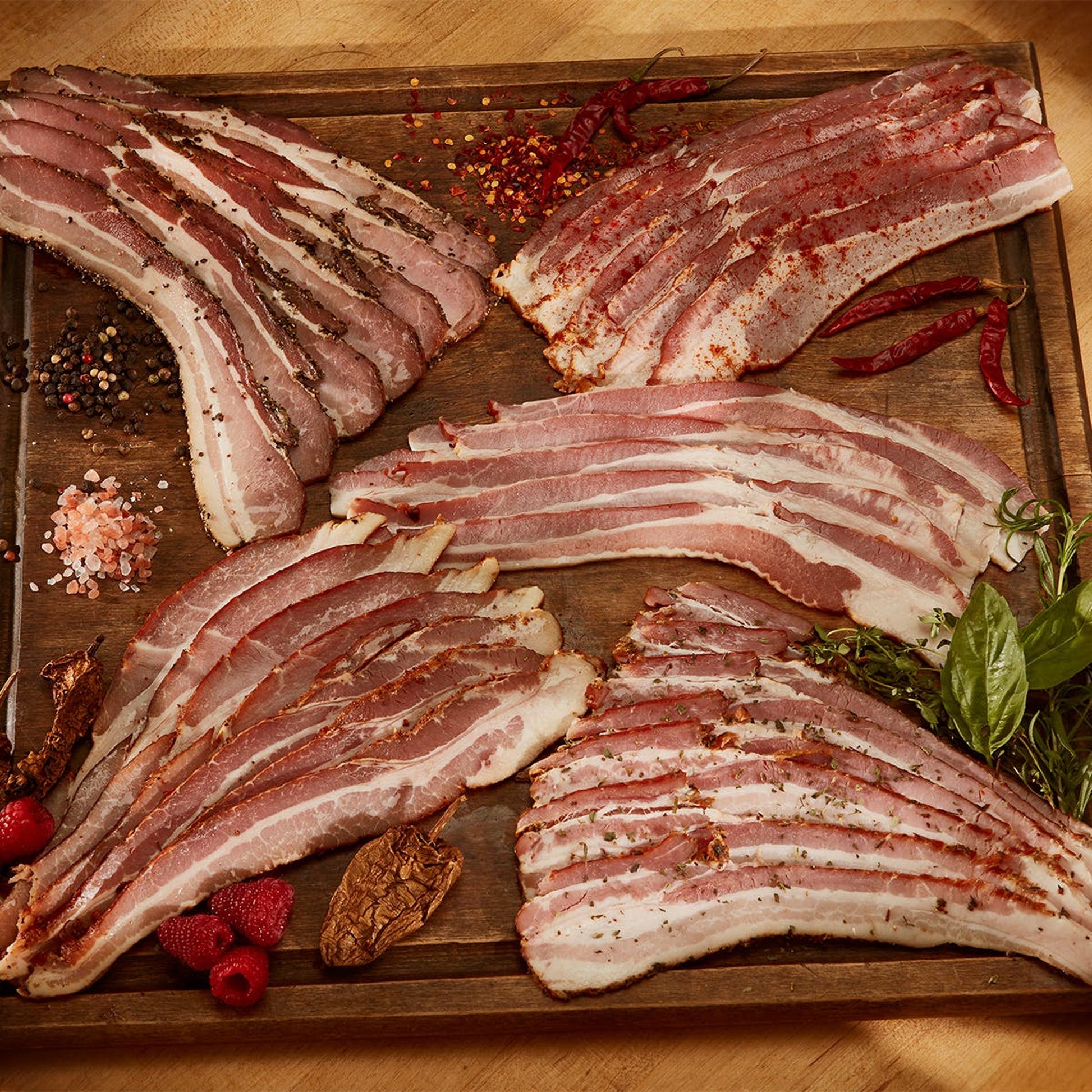 5- Pack Bacon Sampler Box – Stillman Quality Meats